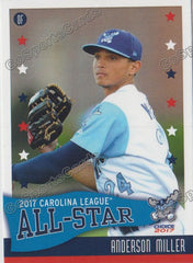 2017 Carolina League All Star N Anderson Miller – Go Sports Cards
