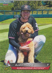 2018 Albuquerque Isotopes Austin House – Go Sports Cards
