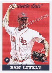 2022 Louisville Bats Ben Lively – Go Sports Cards