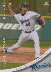 2014 Tacoma Rainiers Blake Beavan – Go Sports Cards