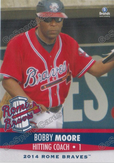 2014 Rome Braves Bobby Moore – Go Sports Cards