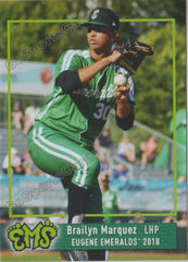2018 Eugene Emeralds Brailyn Marquez – Go Sports Cards
