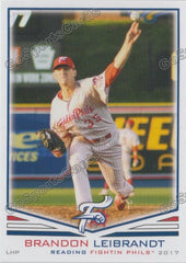 2017 Reading Fightin Phils Brandon Leibrandt – Go Sports Cards