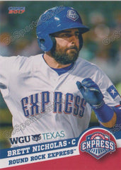 2017 Round Rock Express Brett Nicholas – Go Sports Cards