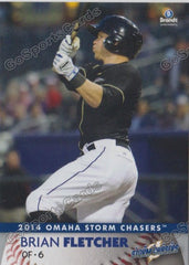 2014 Omaha Storm Chasers Brian Fletcher – Go Sports Cards