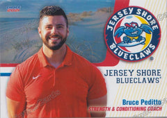 2021 Jersey Shore Blueclaws Bruce Peditto – Go Sports Cards