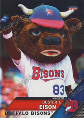 2017 Buffalo Bisons Buster T Bison Mascot – Go Sports Cards
