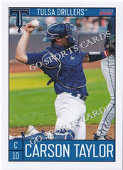2023 Tulsa Drillers Carson Taylor – Go Sports Cards
