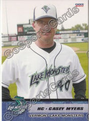 2011 Vermont Lake Monsters Casey Myers – Go Sports Cards