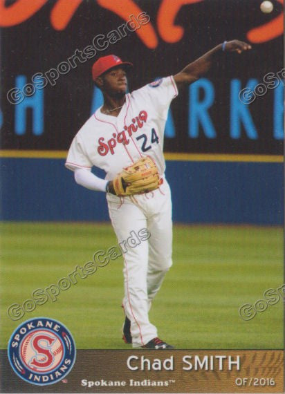 2016 Spokane Indians Chad Smith – Go Sports Cards