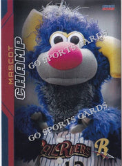 2023 Scranton Wilkes Barre RailRiders Champ Mascot – Go Sports Cards