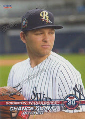 2019 Scranton Wilkes Barre RailRiders Chance Adams – Go Sports Cards