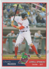 2017 Lowell Spinners Charlie Madden – Go Sports Cards