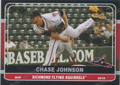 2019 Richmond Flying Squirrels Chase Johnson – Go Sports Cards