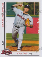 2014 Birmingham Barons Chris Beck – Go Sports Cards