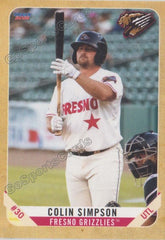 2021 Fresno Grizzlies Colin Simpson – Go Sports Cards