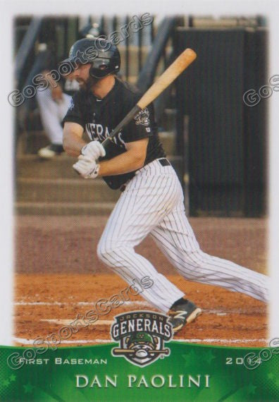 2014 Jackson Generals Dan Paolini – Go Sports Cards