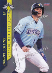 2022 Columbia Fireflies Darryl Collins – Go Sports Cards