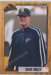 2014 Scranton Wilkes Barre Railriders Dave Miley – Go Sports Cards