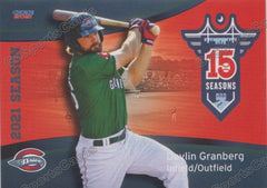 2021 Greenville Drive Devlin Granberg – Go Sports Cards