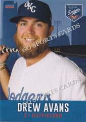 2022 Oklahoma City Dodgers Drew Avans – Go Sports Cards