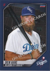 2023 Oklahoma City Dodgers Drew Avans – Go Sports Cards