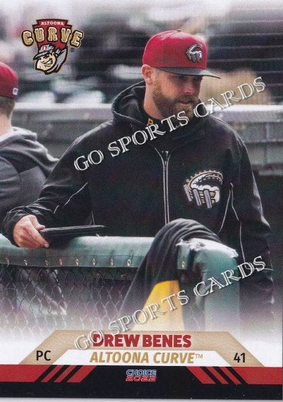 2022 Altoona Curve Drew Benes – Go Sports Cards