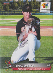 2018 Albuquerque Isotopes SGA Drew Weeks – Go Sports Cards