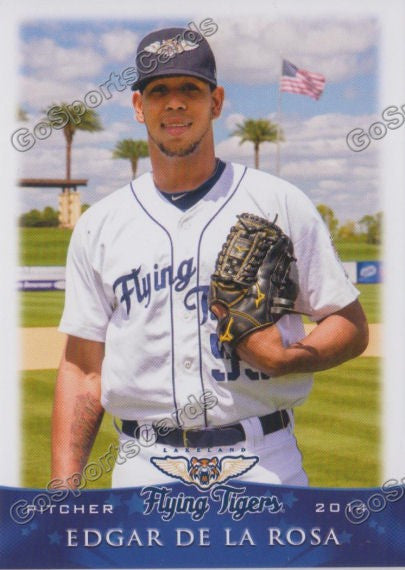 2014 Lakeland Flying Tigers Edgar De La Rosa – Go Sports Cards