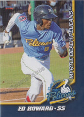 2021 Myrtle Beach Pelicans Ed Howard – Go Sports Cards
