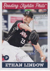 2022 Reading Fightin Phils 2nd Ethan Lindow – Go Sports Cards