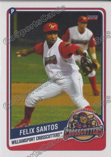 2013 Williamsport CrossCutters Felix Santos – Go Sports Cards