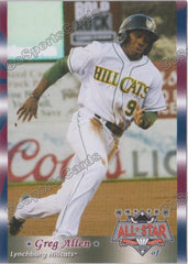 2016 Carolina League All Star Greg Allen – Go Sports Cards