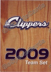 2009 Columbus Clippers Checklist Card – Go Sports Cards