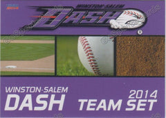 2014 Winston Salem Dash Checklist Header – Go Sports Cards