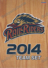 2014 Scranton Wilkes Barre Railriders Header Checklist – Go Sports Cards