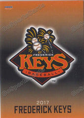 2017 Frederick Keys Header Checklist – Go Sports Cards