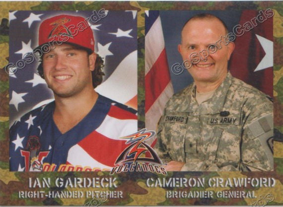 2014 Salem Keizer Volcanoes Military SGA Ian Gardeck – Go Sports Cards