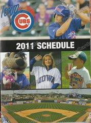 2011 Iowa Cubs Pocket Schedule – Go Sports Cards