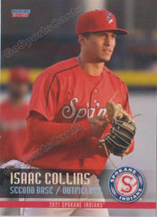 2021 Spokane Indians Isaac Collins – Go Sports Cards