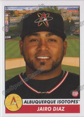 2015 Albuquerque Isotopes Jairo Diaz – Go Sports Cards