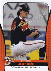 2023 Delmarva Shorebirds Jared Beck – Go Sports Cards