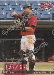 2011 Birmingham Barons Jared Price – Go Sports Cards