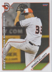 2021 Delmarva Shorebirds Jensen Elliott – Go Sports Cards