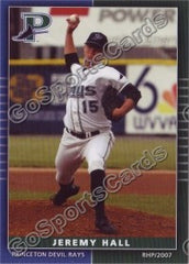 2007 Princeton Rays Jeremy Hall – Go Sports Cards