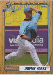 2014 Lehigh Valley IronPigs 2nd Jeremy Horst – Go Sports Cards