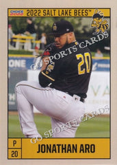 2022 Salt Lake Bees Jonathan Aro – Go Sports Cards