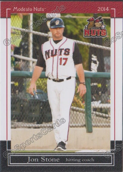 2014 Modesto Nuts Jon Stone – Go Sports Cards