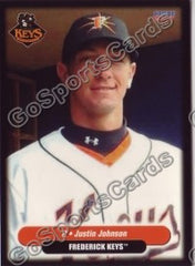 2007 Frederick Keys Justin Johnson – Go Sports Cards