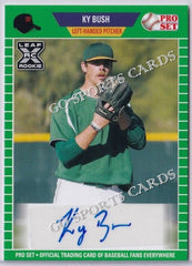 2021 Leaf Pro Set PS-KB1 Ky Bush XRC Autograph Green – Go Sports Cards